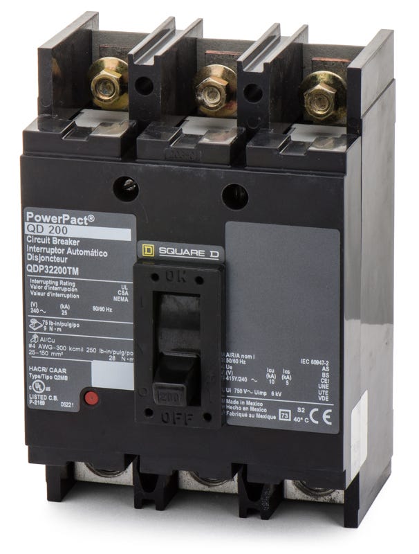 Square D QDP32200TM 3 Pole Circuit Breaker – SuperBreakers