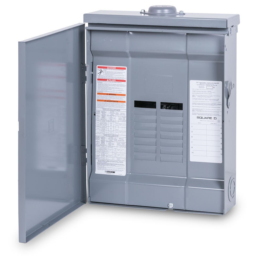 Square D QO312L125GRB Load Center – SuperBreakers