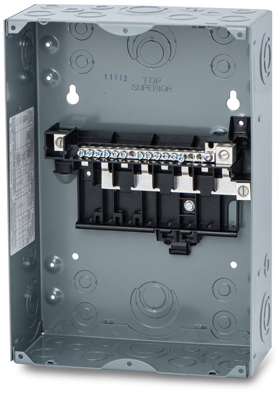 Square D QO612L100DS Load Center – SuperBreakers