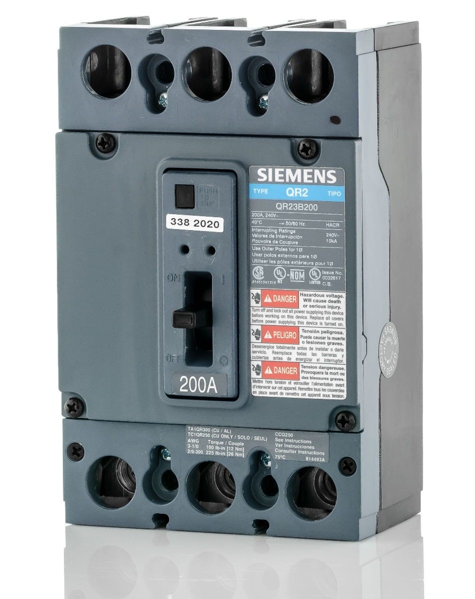 Siemens QR23B200 3 Pole Circuit Breaker – SuperBreakers