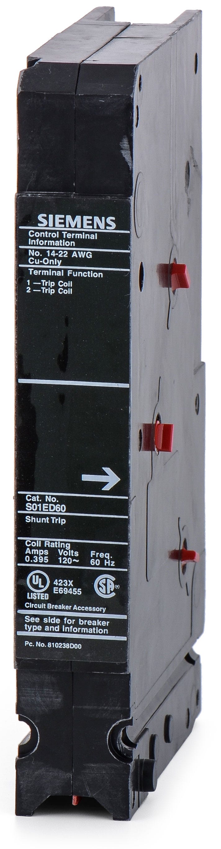 Siemens S01ED60 Shunt Trip – SuperBreakers