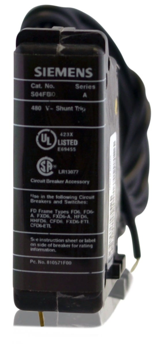 Siemens S04FD60 Shunt Trip – SuperBreakers