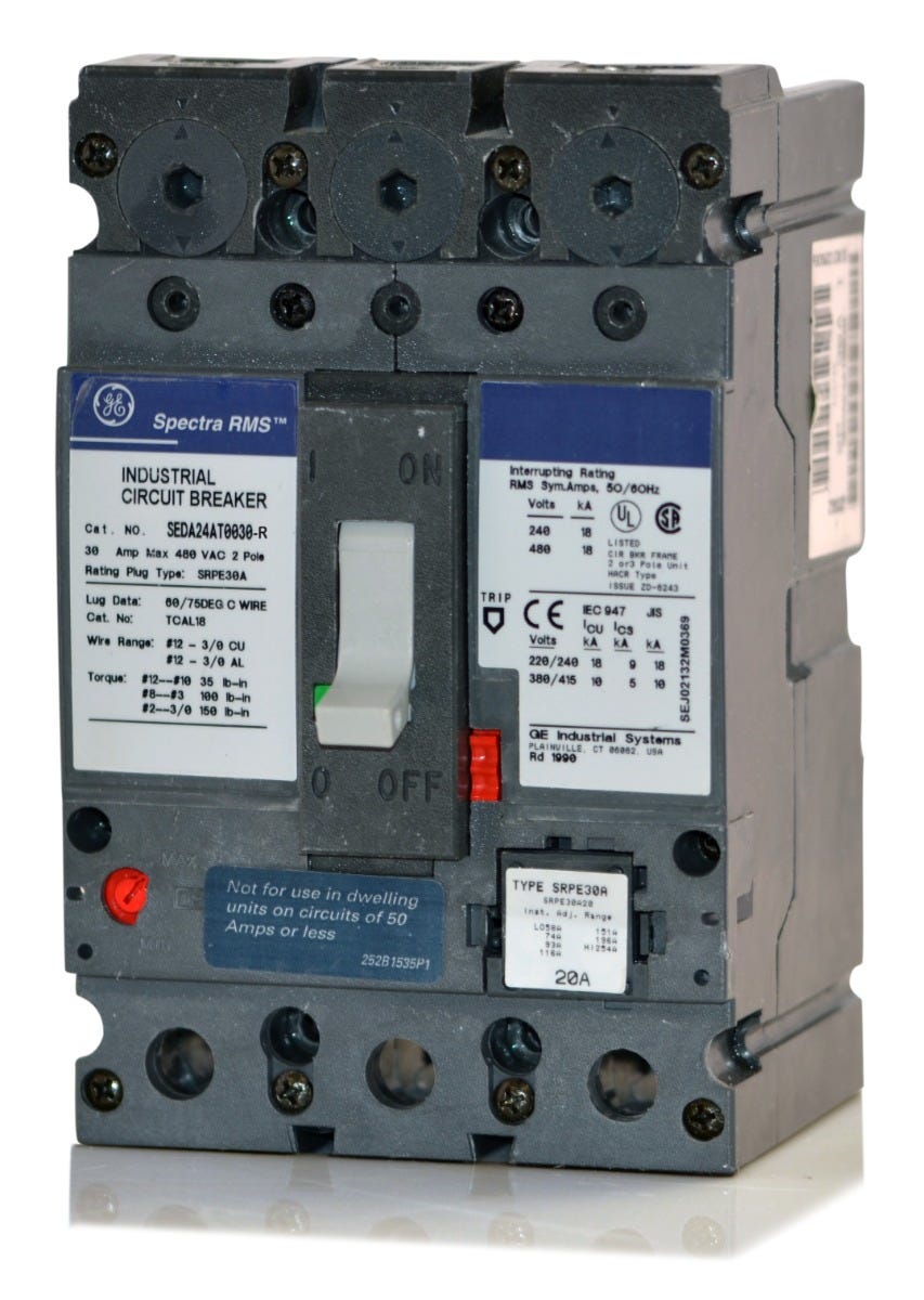 General Electric SEDA24AT0030 2 Pole Circuit Breaker – SuperBreakers