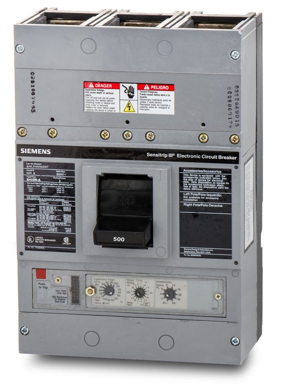 Siemens SHLD69500NT Molded Case Circuit Breaker – SuperBreakers