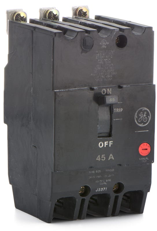 General Electric TEY345 3 Pole Circuit Breaker – SuperBreakers