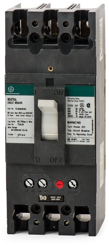General Electric TFJ236090WL 3 Pole Circuit Breaker – SuperBreakers