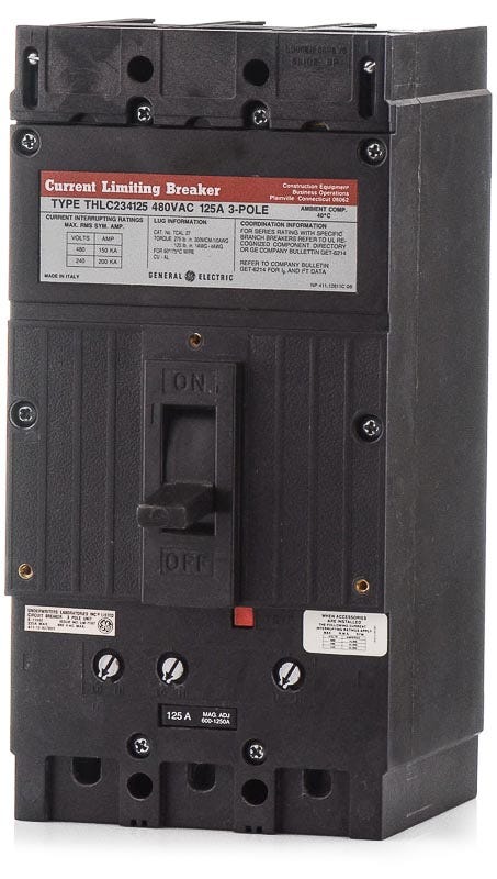 General Electric THLC234125 3 Pole Circuit Breaker – SuperBreakers